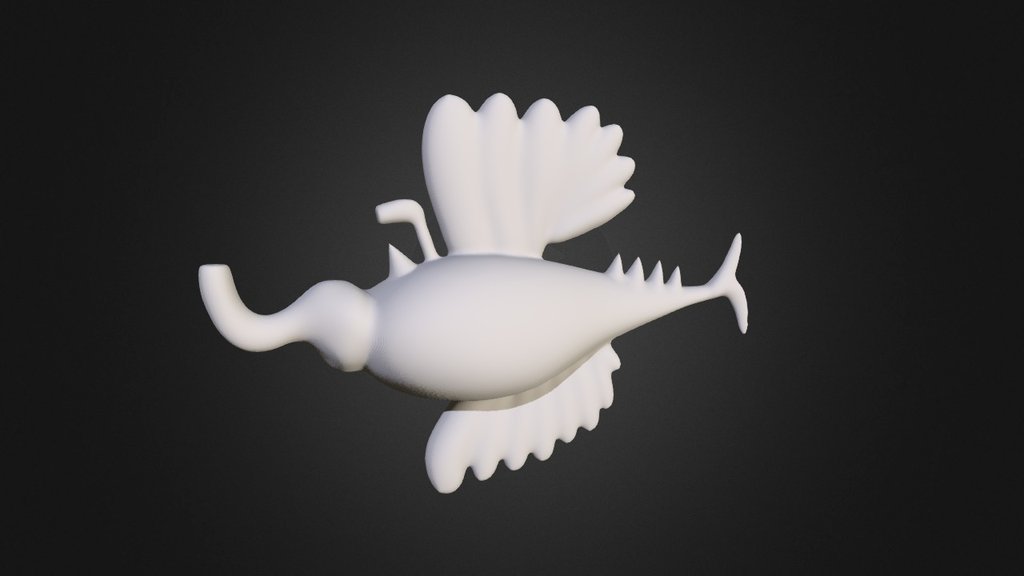 Elephant tuna fish - 3D model by luciagar [0b6f15d] - Sketchfab
