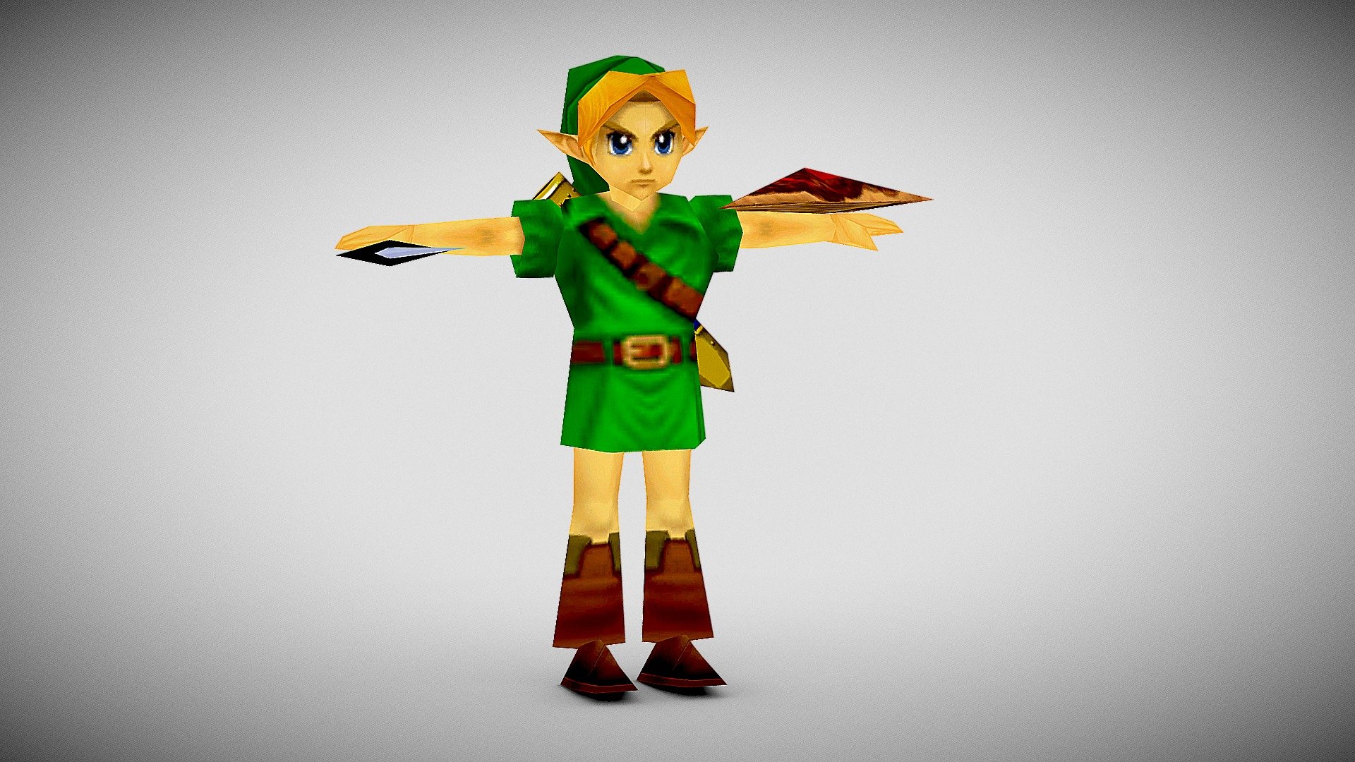 Young link (SSBM Low Poly) - Download Free 3D model by 雨宮レン ...