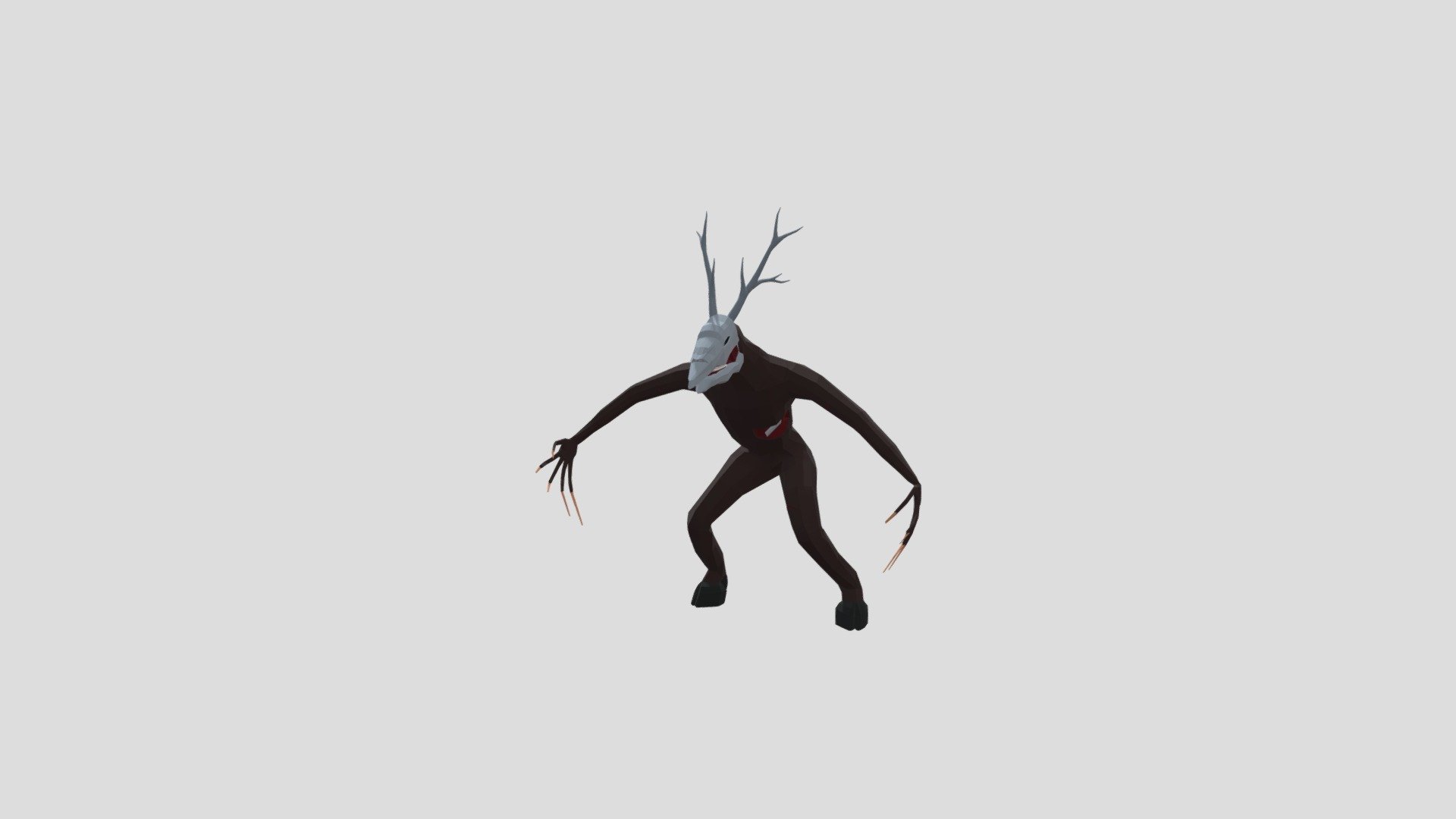 Low poly monster - 3D model by Voyo16 [0b71a71] - Sketchfab