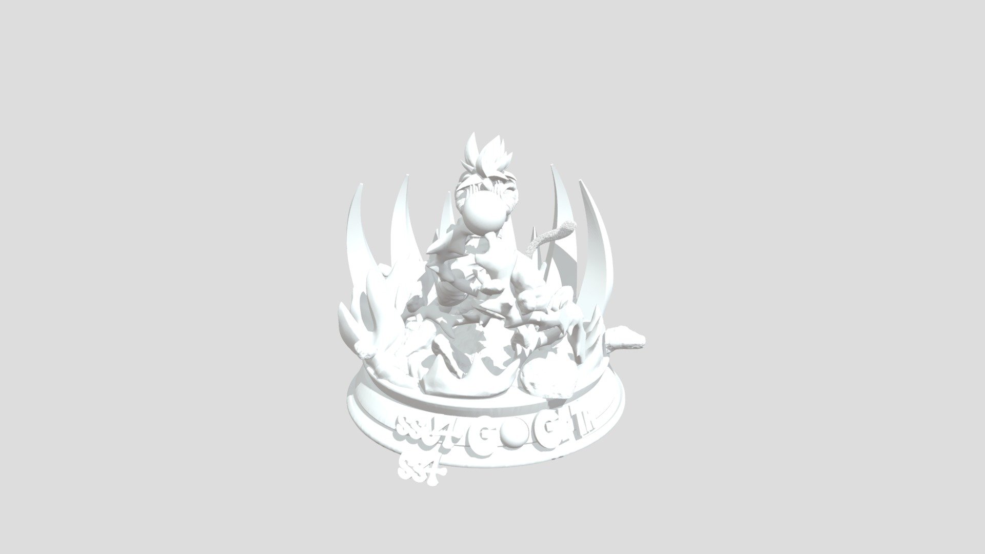 Super Sayan 4 Gogeta - 3D model by felipecervera [0b723fb] - Sketchfab