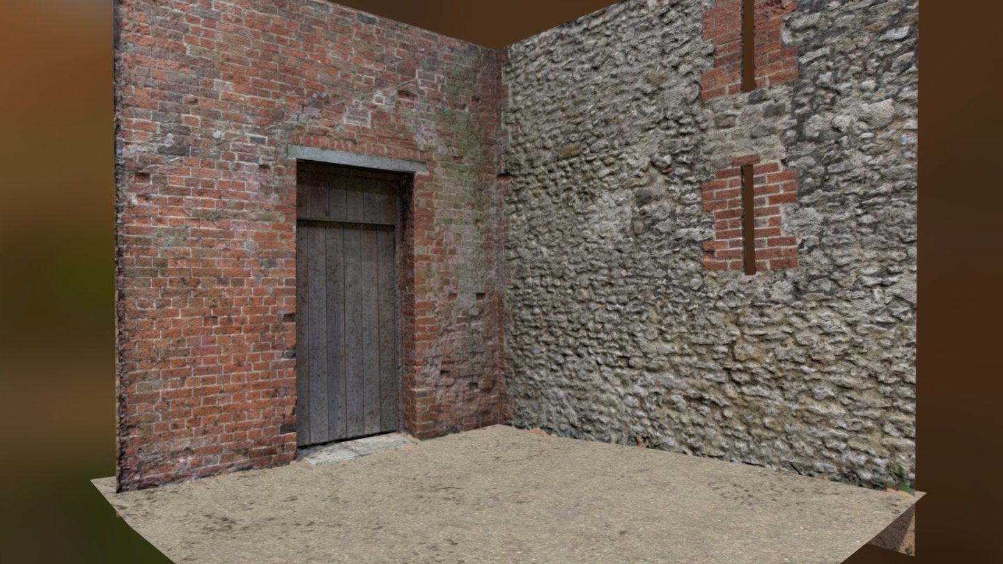 Brick and Stone Building - 3D model by Benz Lewis (@BenzLewis) [0b72e6f ...