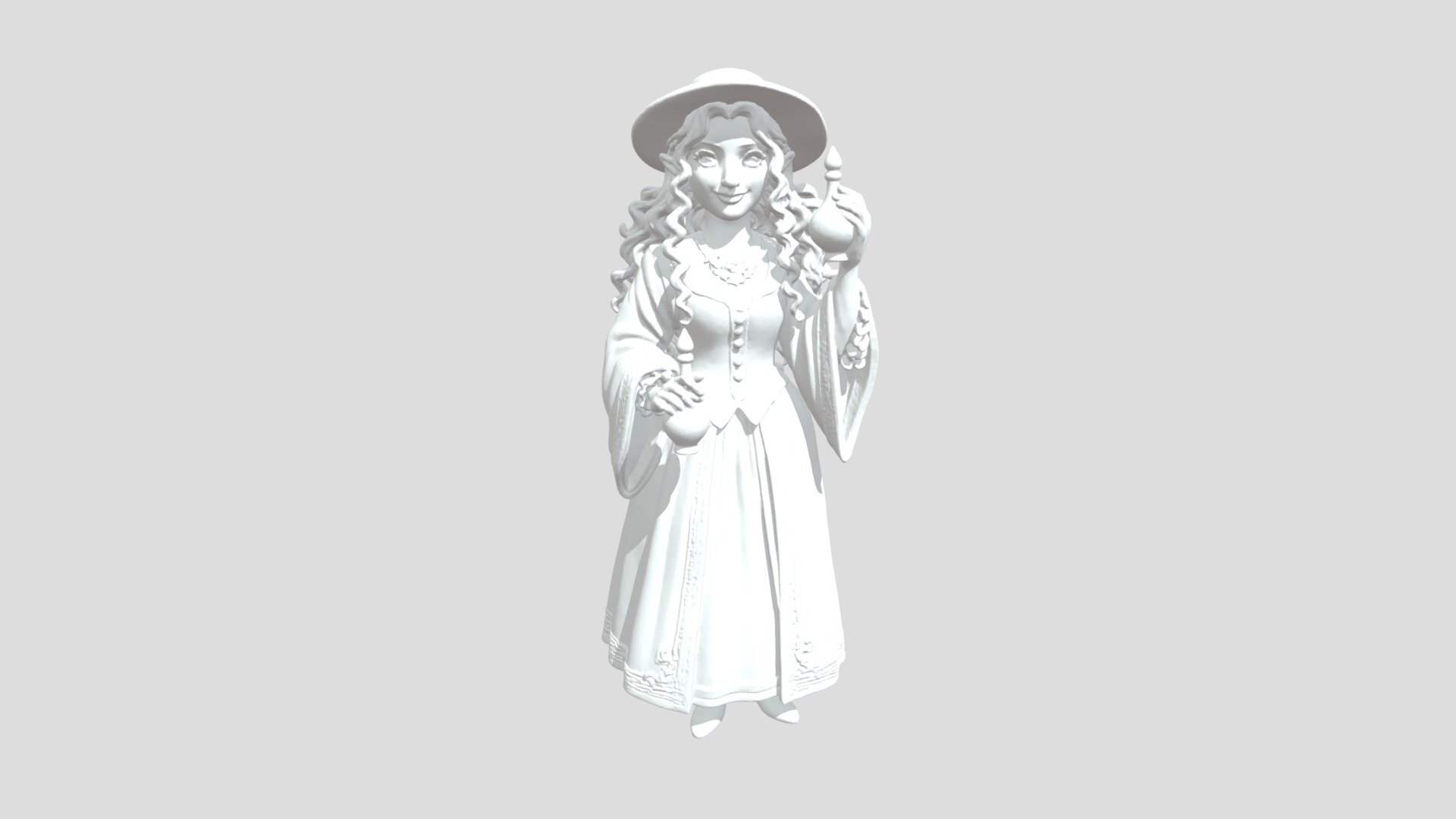 Elven Alchemist - 3D model by Michael Tunnicliffe (@michaelt) [0b76e38 ...