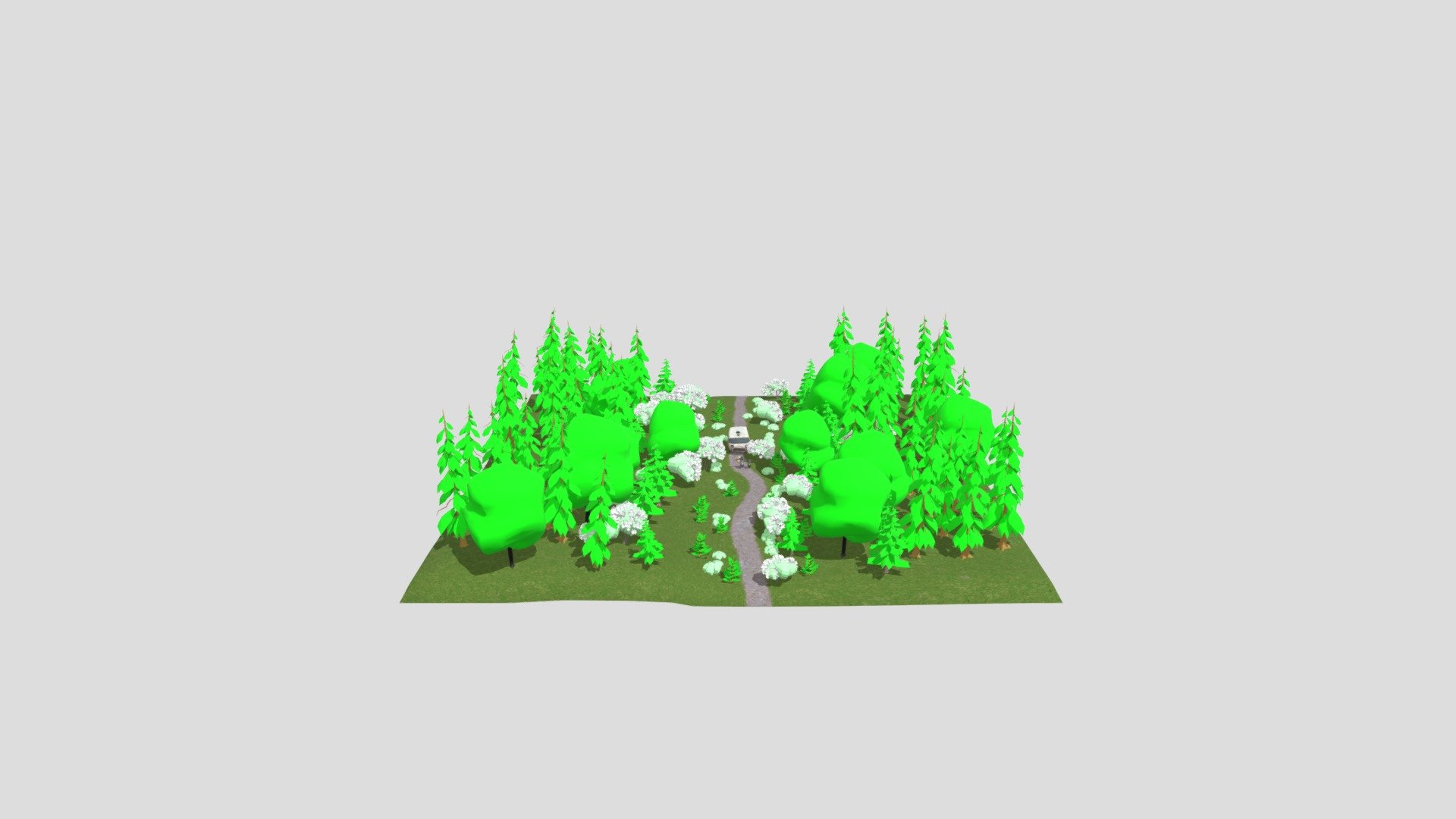Mim601_forest Road01 - 3D model by Animaccord [0b77eb0] - Sketchfab