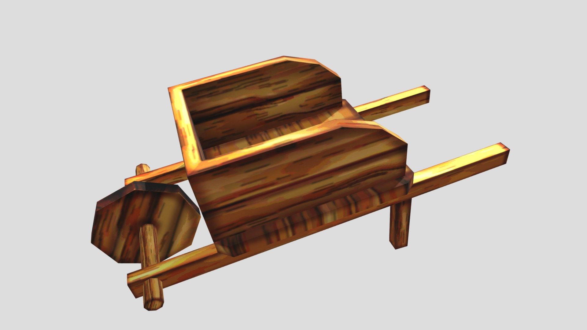 Low Poly Wheelbarrow - Download Free 3D model by Talentlesskun [0b77fab ...