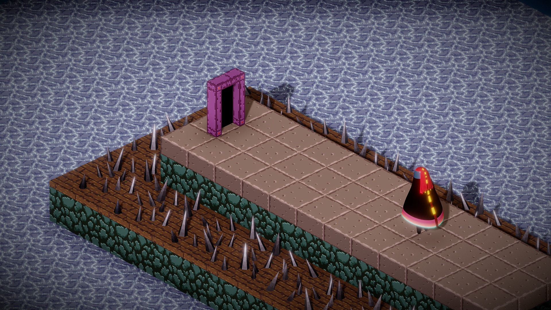 Isometric Pixel Place - 3D model by FunkFz [0b78319] - Sketchfab