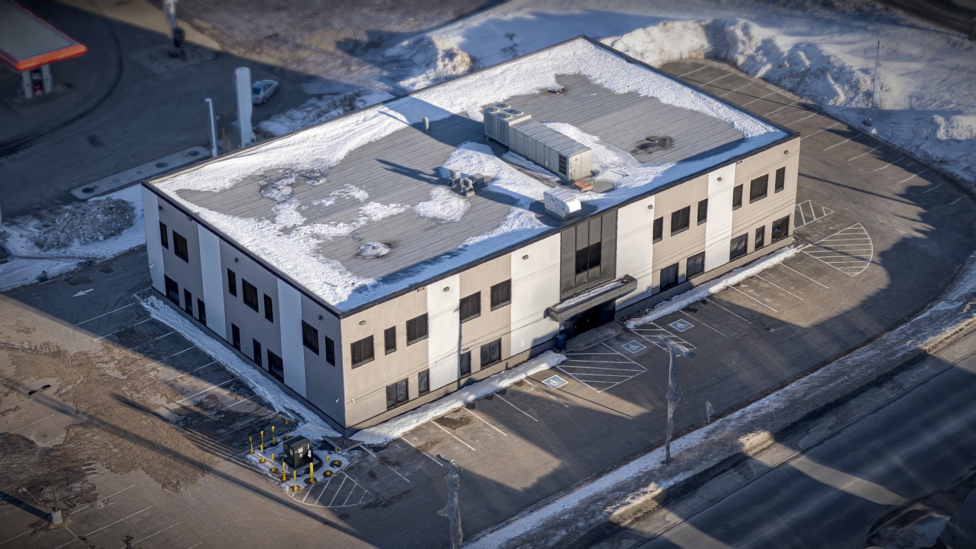 Rectangular Government Office Building Bland - Download Free 3D model ...
