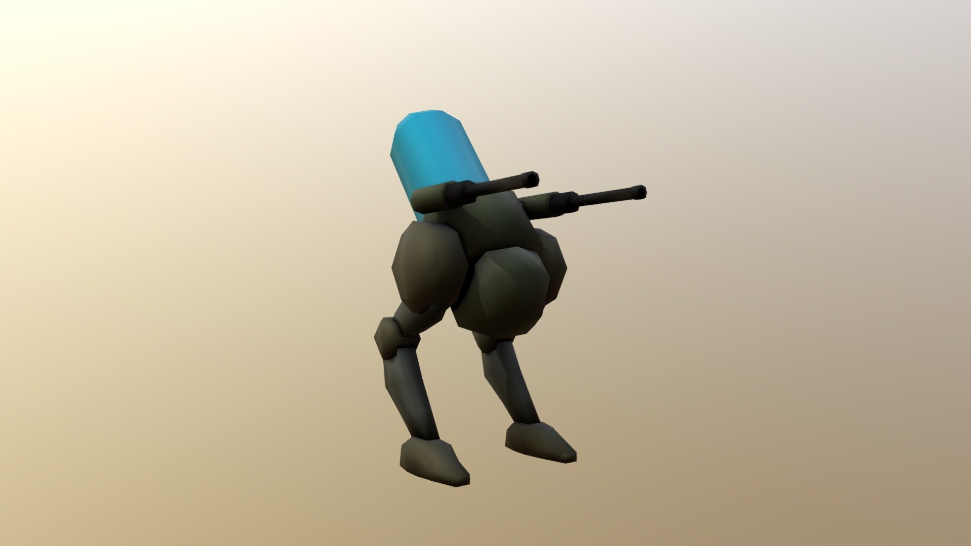 Biped Mecha - 3D model by Fedi Chemi (@Fedi.Chemi) [0b7af4d] - Sketchfab