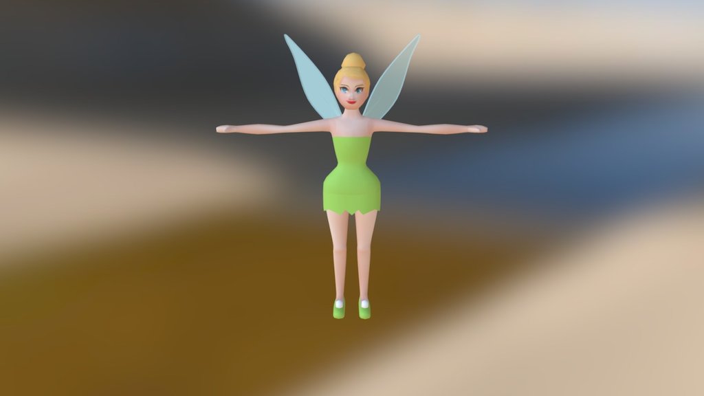 TINKER BELL - 3D model by alice20266 [0b7b897] - Sketchfab