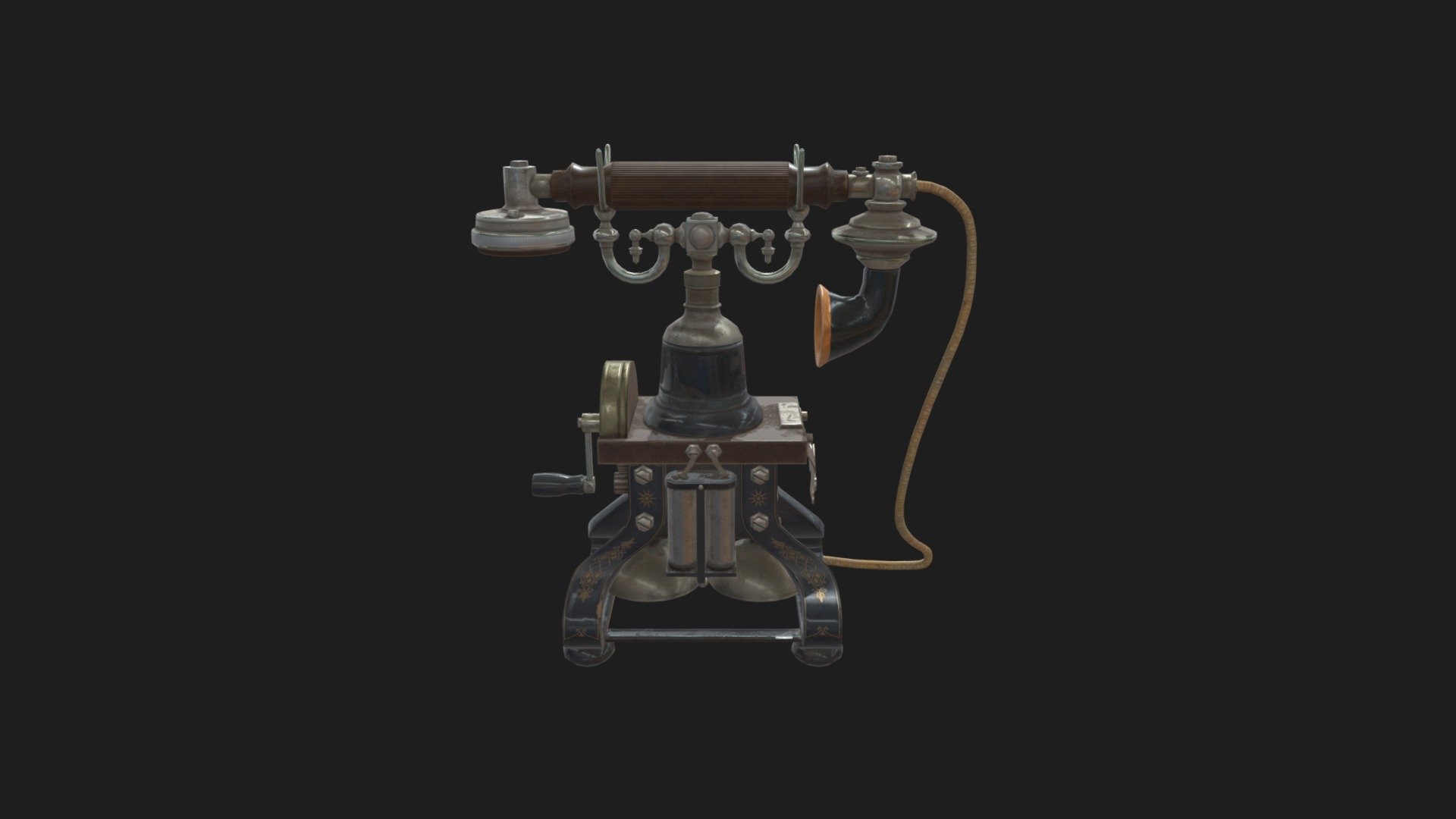 'Skeleton Type' Ericsson table model telephone - 3D model by hanterka ...