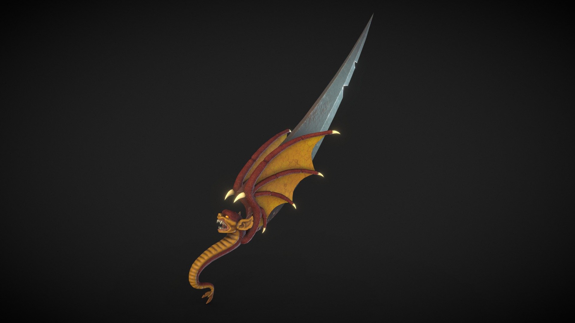 Wicked Flight Sword - 3D model by efrenfreeze [0b7d7de] - Sketchfab