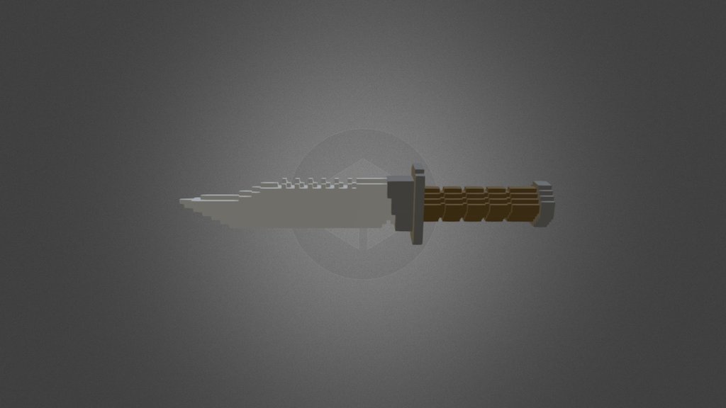 Combat Knife - 3D model by Anomaly Artz (@AnomalyAlpha) [0b7d9a0 ...