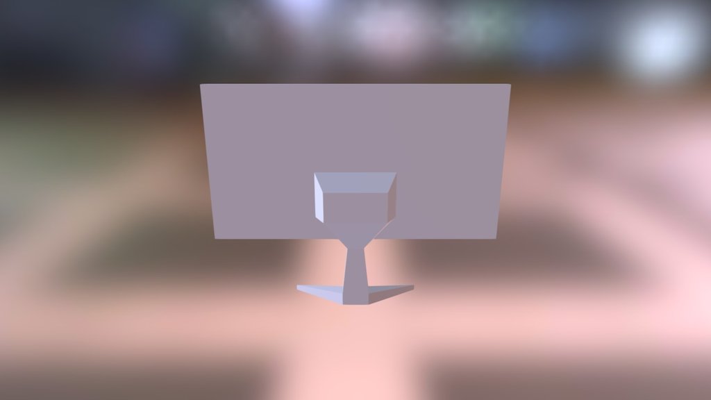 Modern LED Monitor - Download Free 3D model by pointkkc [0b7de6c ...