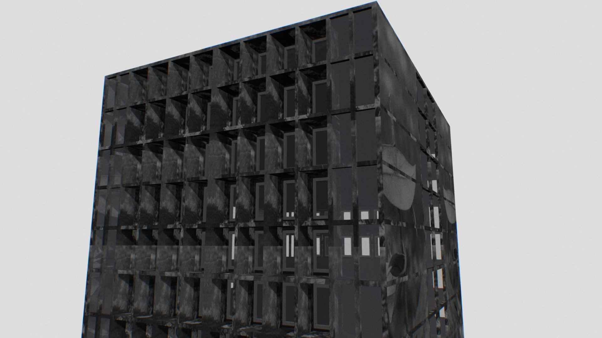 Artsy Mysterious Building - Download Free 3D model by Birds! with Karen ...