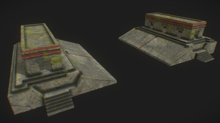 Mayan-temple 3D models - Sketchfab