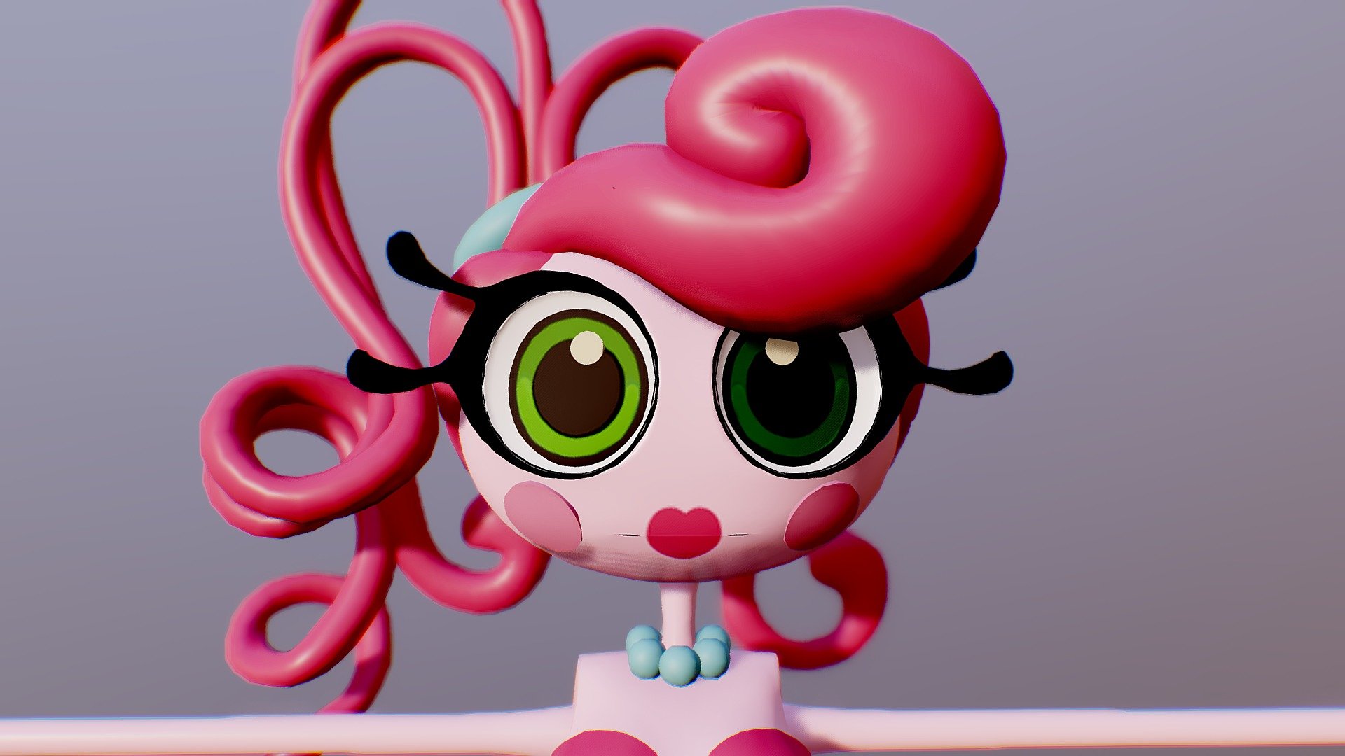 (RiggedT-Pose)Mommy Long Legs-Poster Art Version - Download Free 3D ...