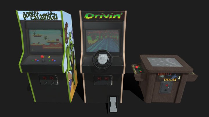 Arcade-machine 3D models - Sketchfab