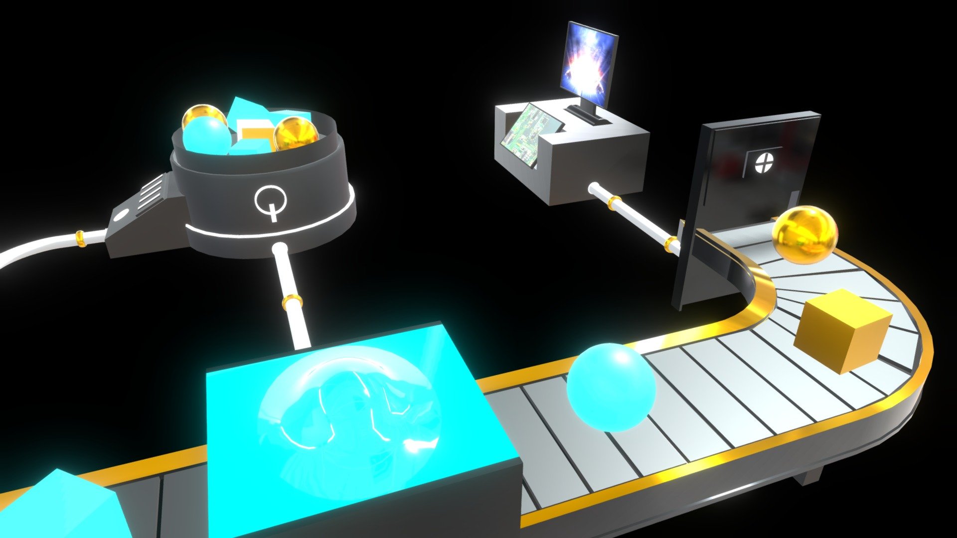Factory Computer - 3D Model - Download Free 3D model by ︻デ𝔃𝓲𝓪 𝓾𝓵𝓵𝓪𝓱═══━ ...