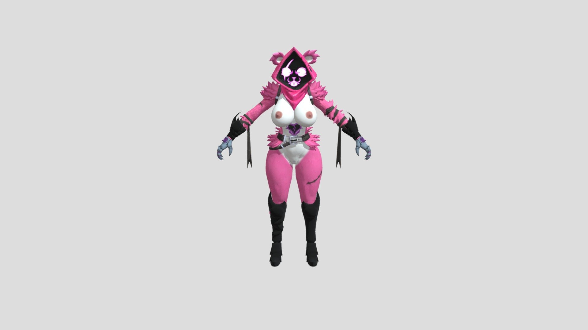 Raven team leader pink - Download Free 3D model by Kkkkkkkkkkkkkkkk ...