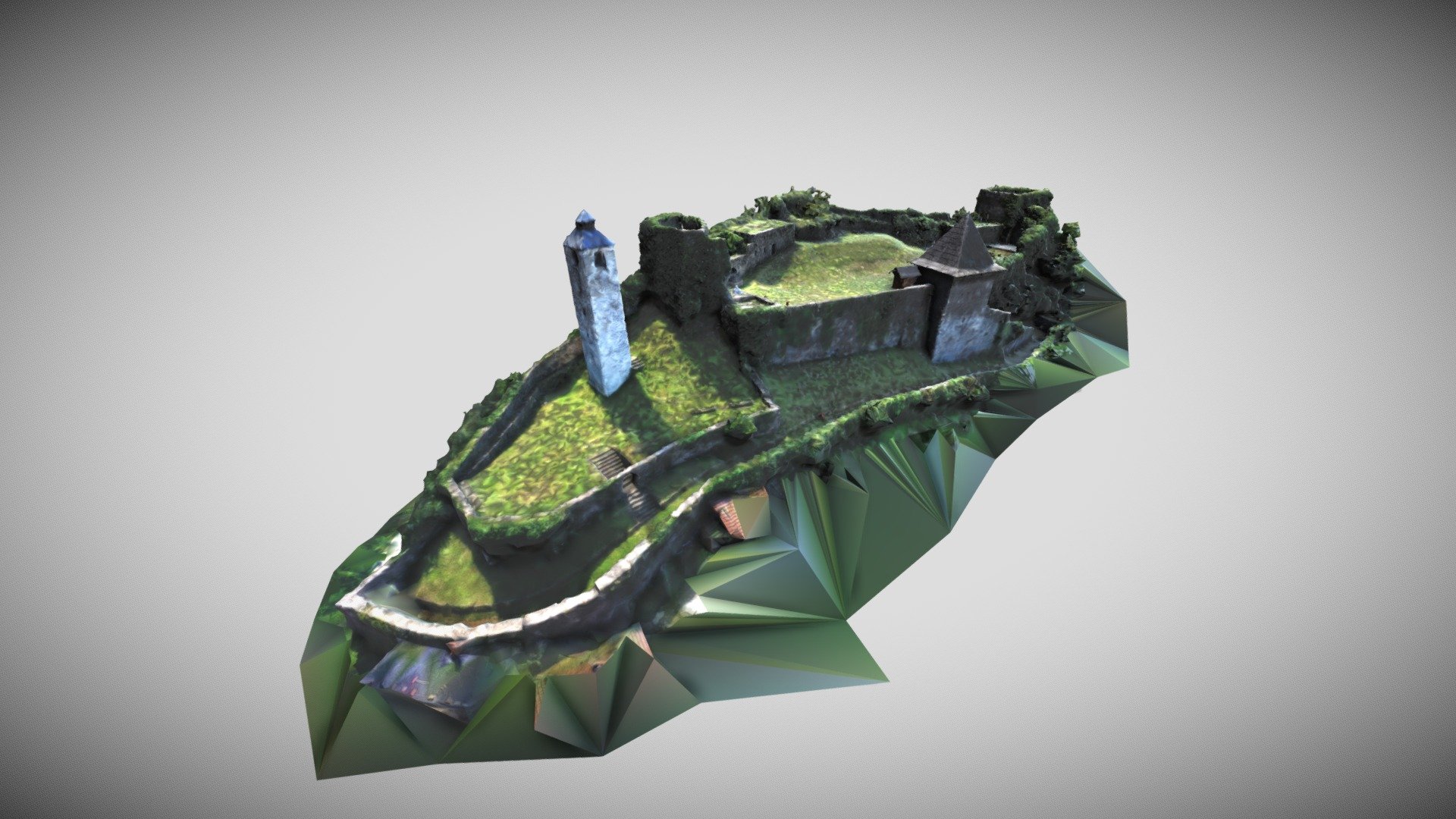 Stari grad Maglaj - 3D model by Zlatan.Filipovic [0b86644] - Sketchfab