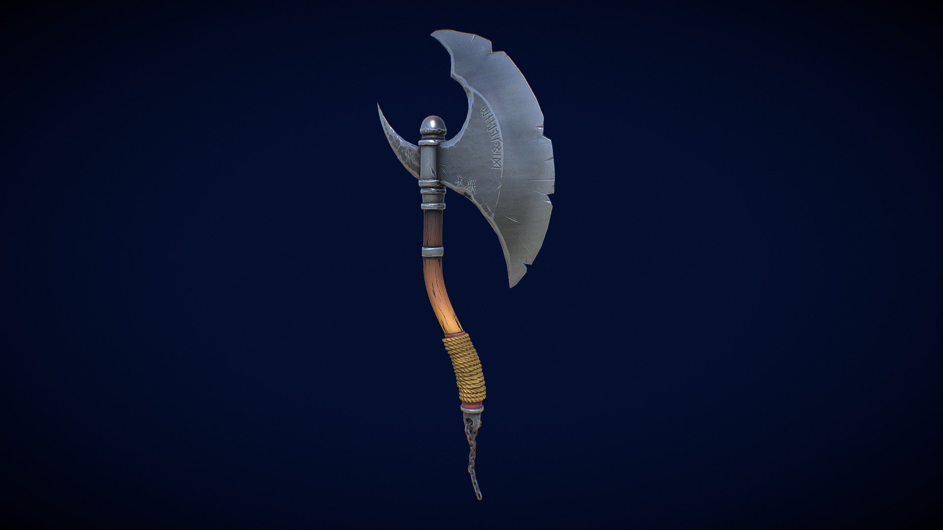 Stylized Vikings Axe - 3D model by AndrePoney [0b87e80] - Sketchfab