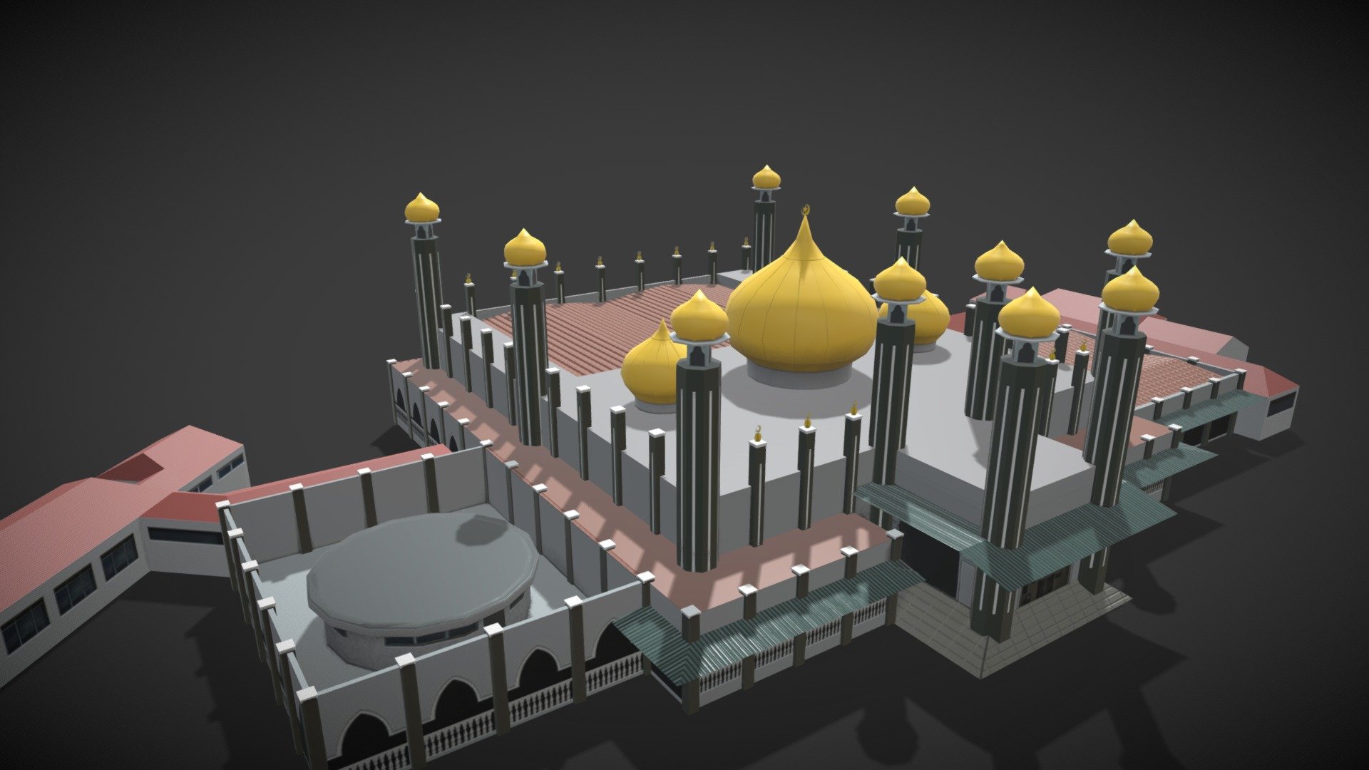 Masjid Al Makmur Kem Batu 10, Kuantan - 3D model by Anis Sabihah Aidid ...