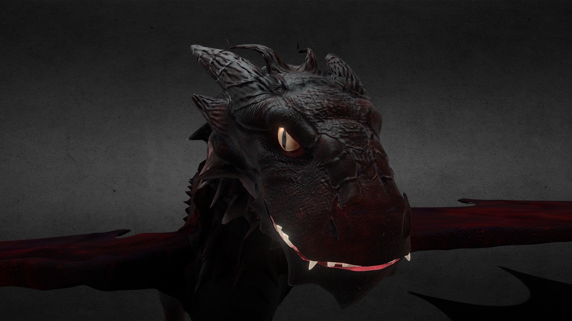 Balerion The Black Dread - 3D model by samuelrohowyj [0b8adf0] - Sketchfab