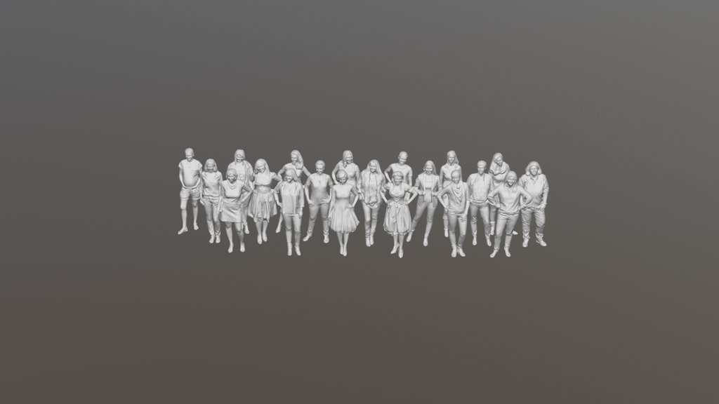 people - pack - A 3D model collection by horitora - Sketchfab