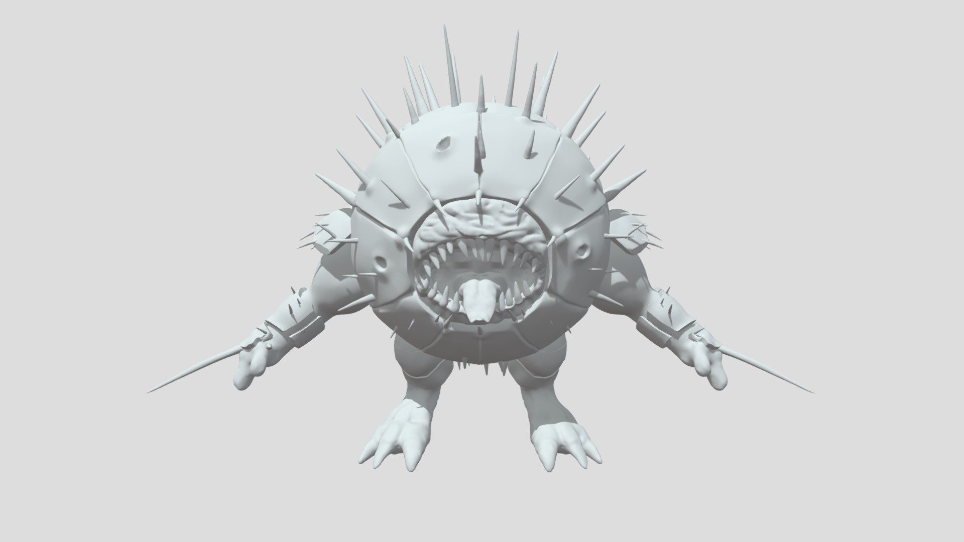 Armored Ball - 3D model by Rogonek [0b8bb1b] - Sketchfab