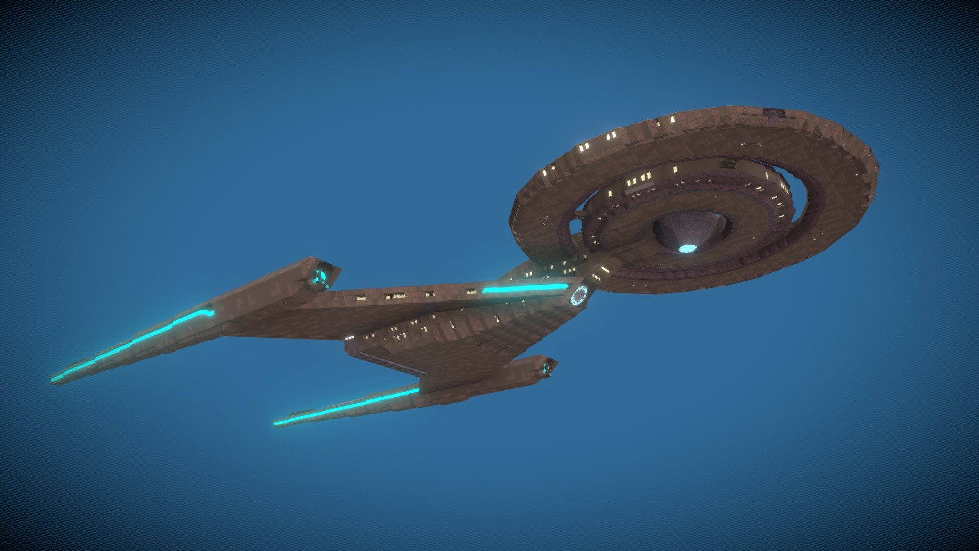 USS Discovery - Crossfield-class [Star Trek] ZEO - Download Free 3D ...