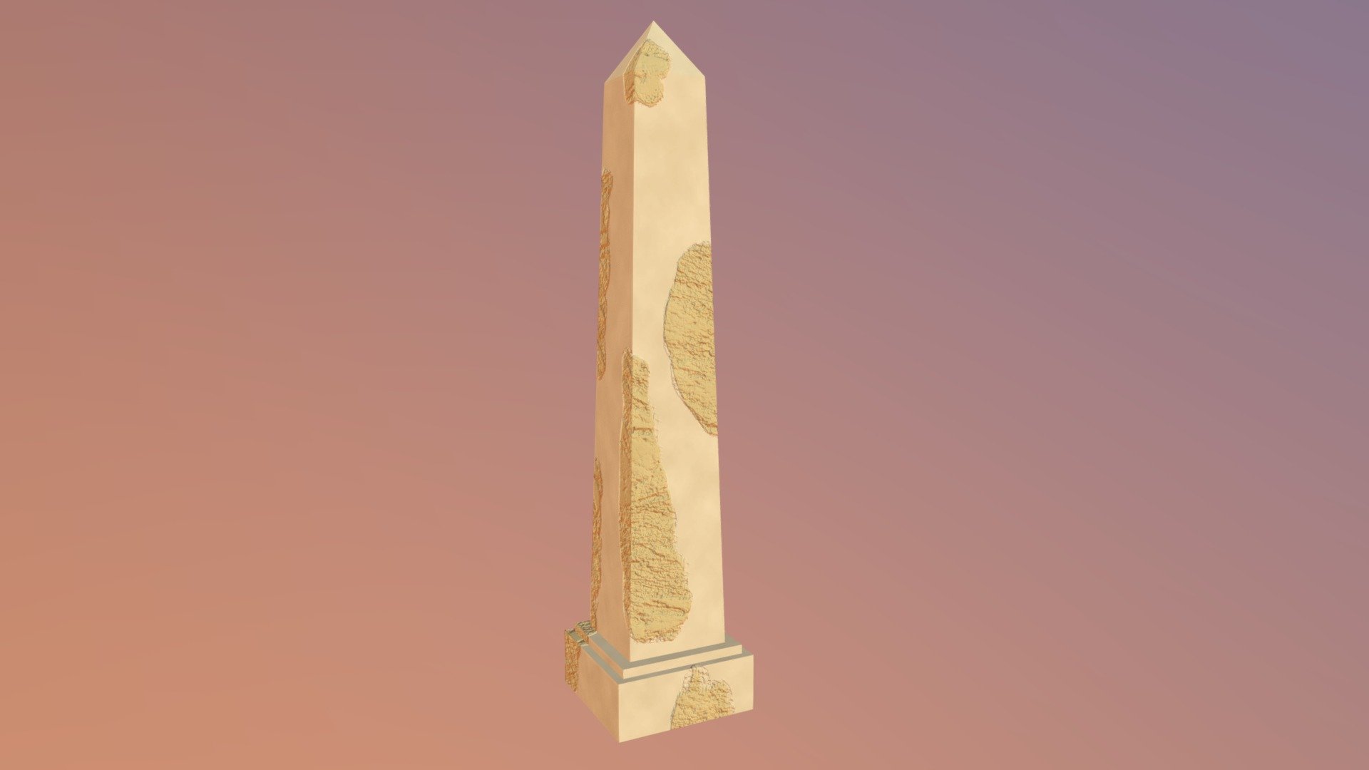Obelisk 1 - 3D model by mike753 [0b8f10f] - Sketchfab