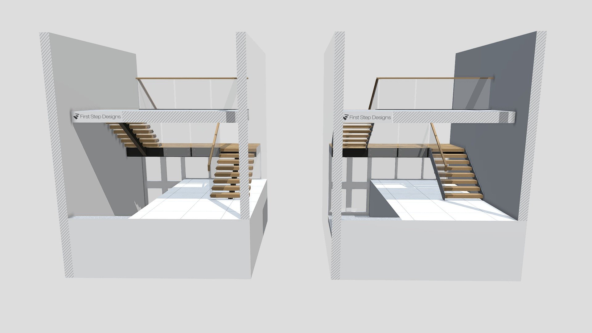 Paul Ratcliffe Draft - 2 Options - 3D model by First Step Designs Ltd ...