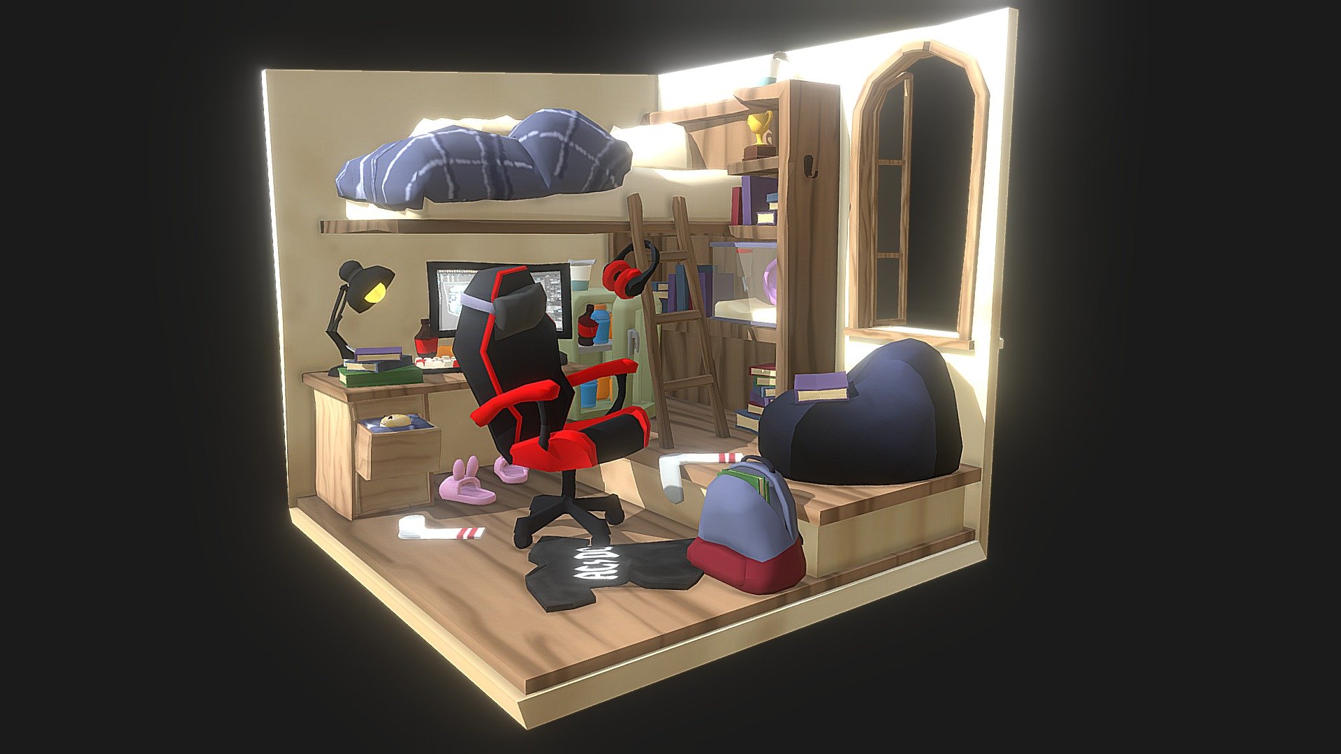 DAE Crib - Academic Weaponing? - 3D model by Trisha Lui (@trishalui ...