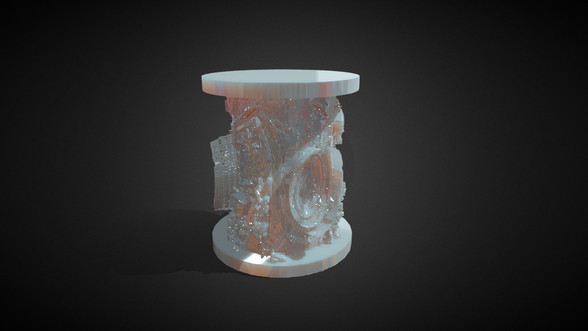 Colosseum Marble Table (Piazza del Colosseo) - 3D model by Havadan ...