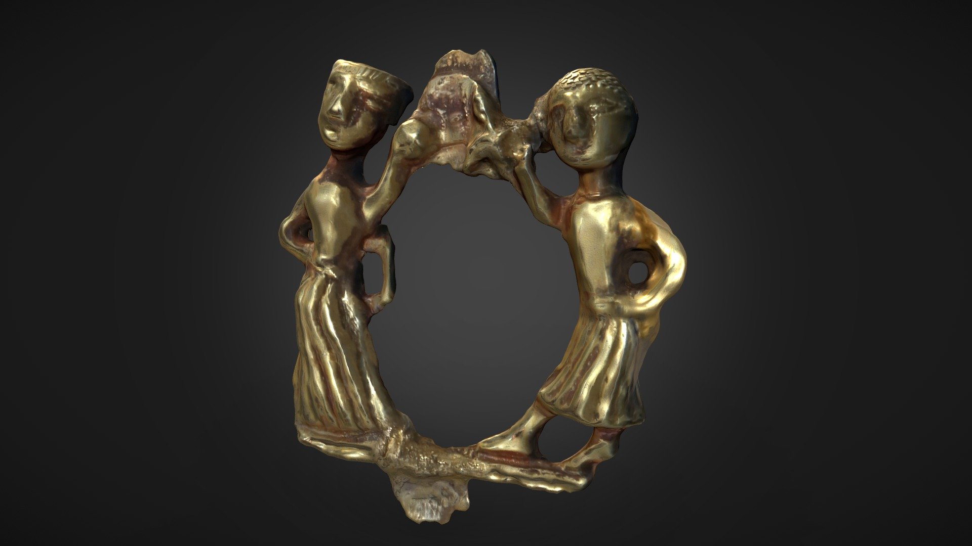 Békéscsabai csat - 3D model by MuseuMap [0b93767] - Sketchfab