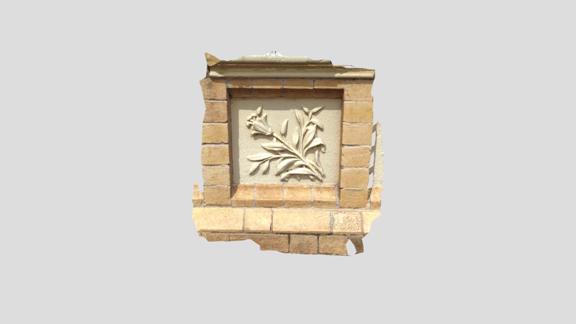 Moulded Cement Panel 3 - 3D model by oloh [0b9388d] - Sketchfab