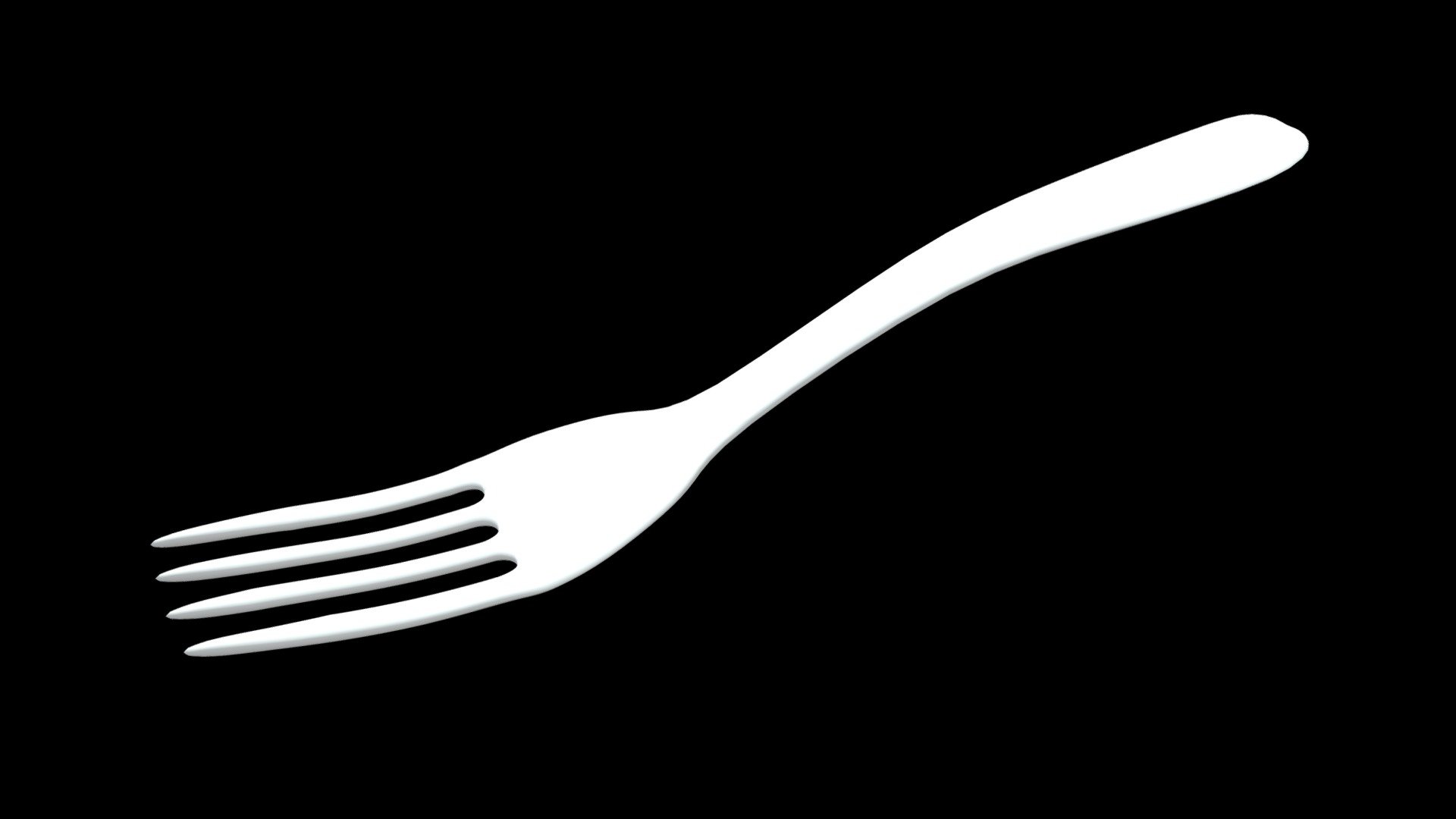 Simple Fork - Download Free 3D model by awkwurdted [0b969ae] - Sketchfab
