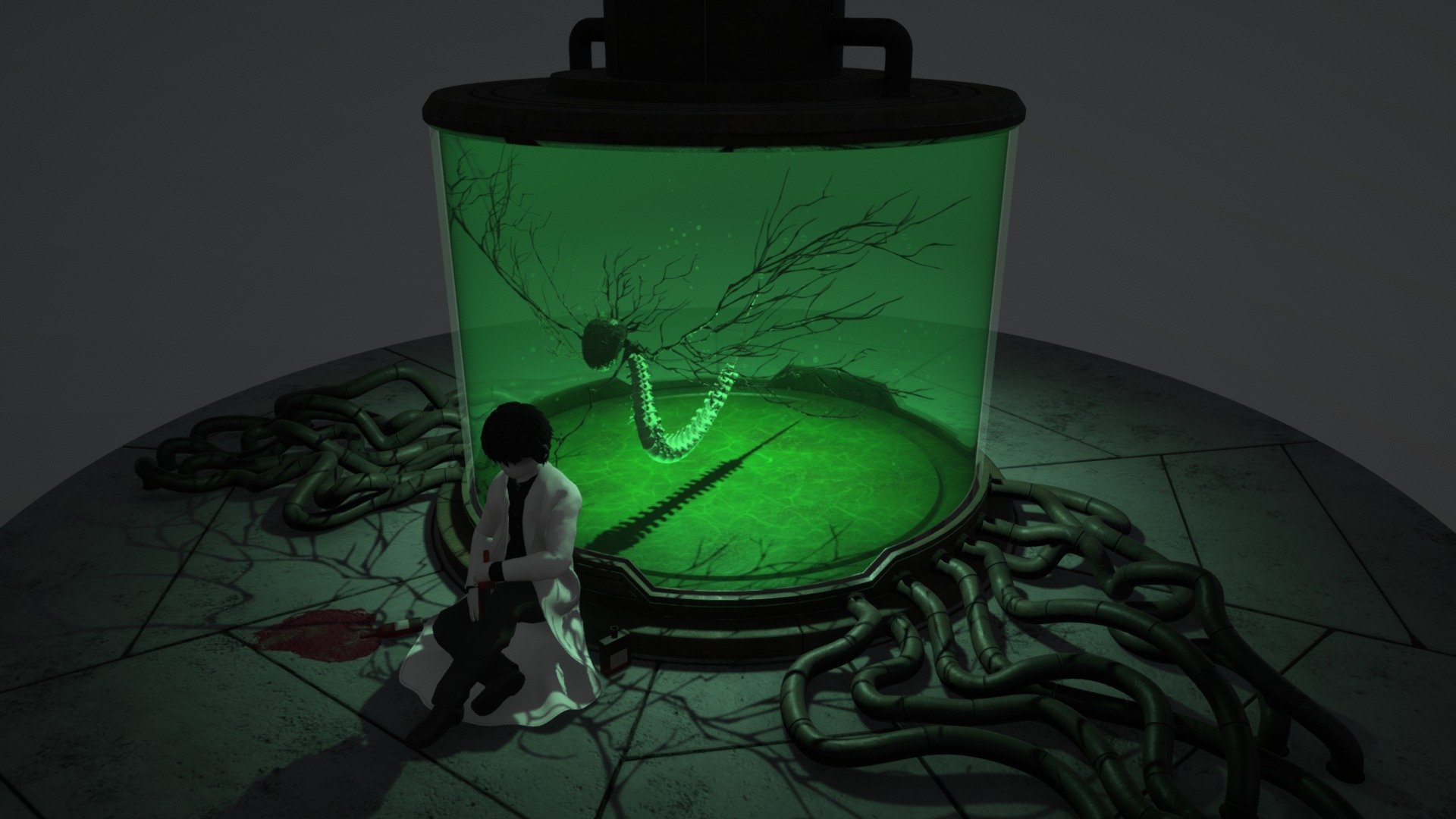 Carmen, Ayin and The Bucket - 3D model by Yoha :3 (@miyoha) [0b98aaf] - Sketchfab