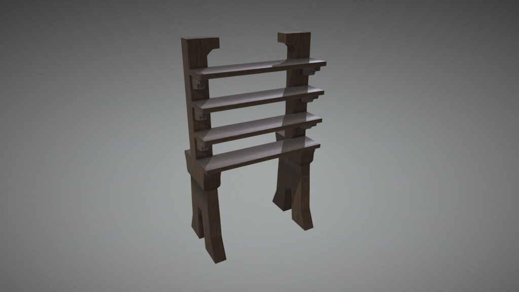 Old shelves - 3D model by anthony_tweedie [0b994df] - Sketchfab