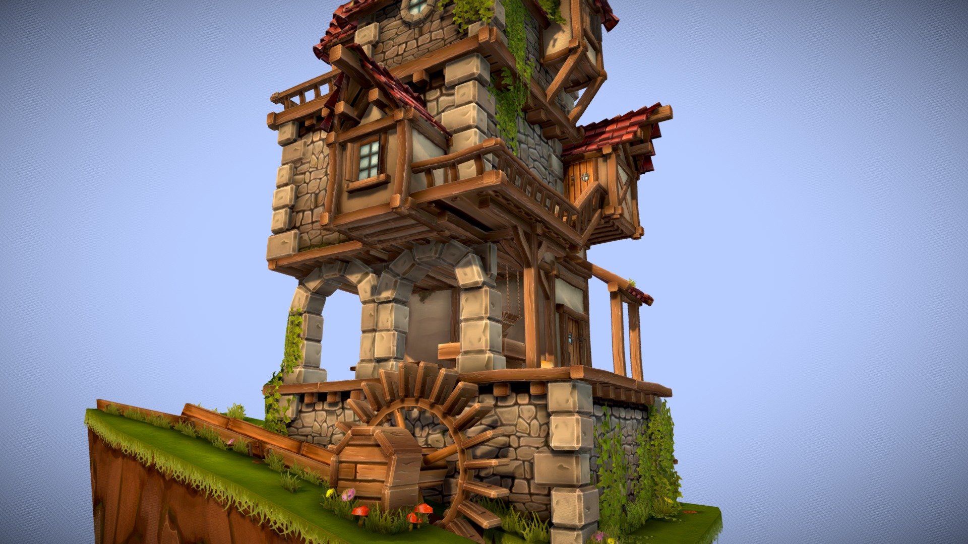 The old flour mill - 3D model by Verstraete Simon (@verstraete.simon ...