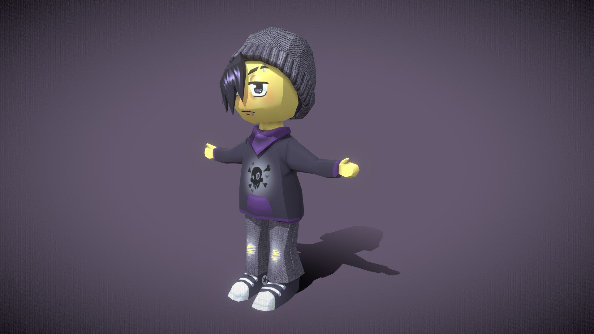 Riccardo the Emo Boy - 3D model by EvilForest [0b9c023] - Sketchfab