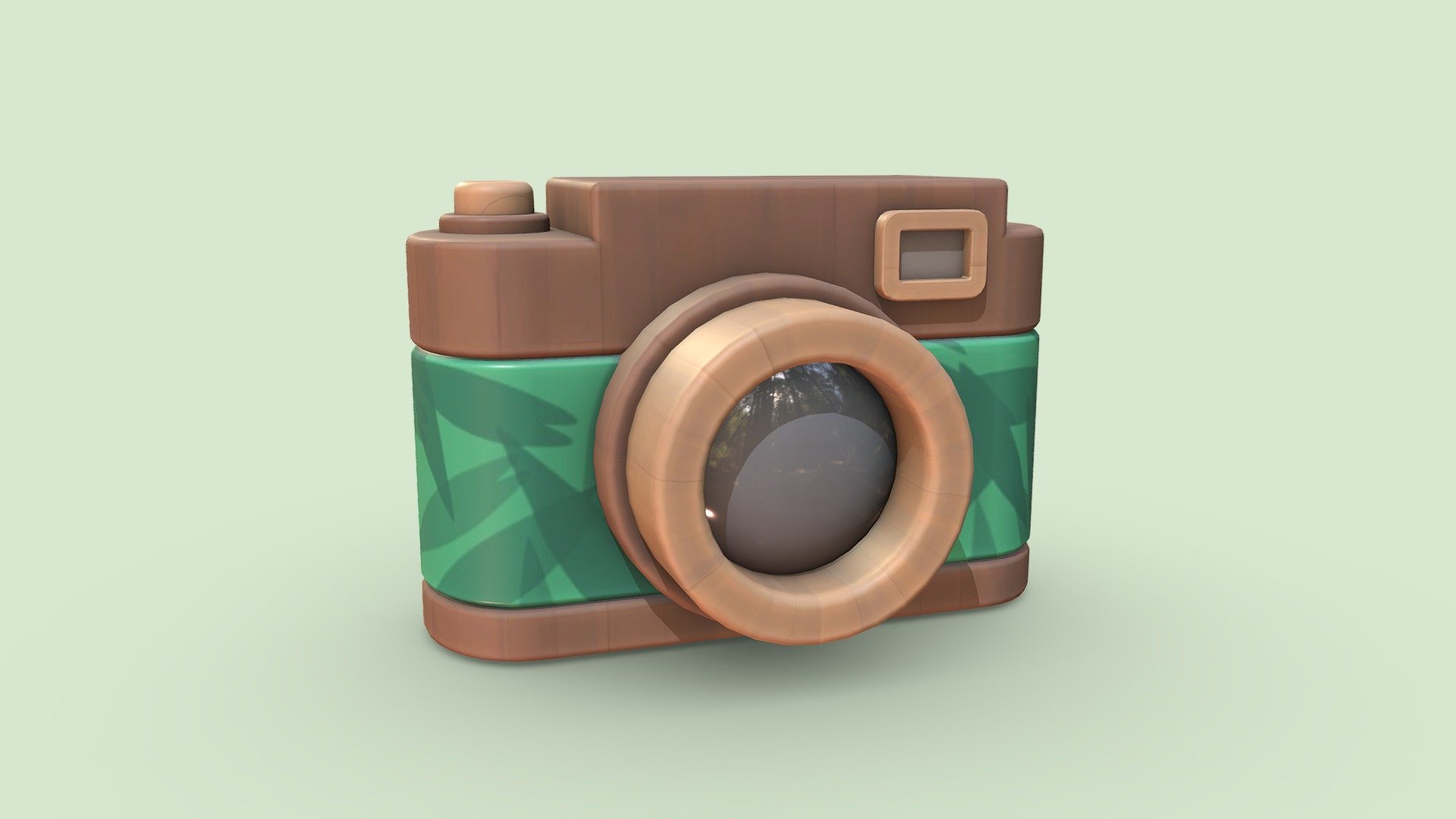 Cute Camera - Tropical Variant - 3D model by autumnpioneer [0b9ccb5 ...