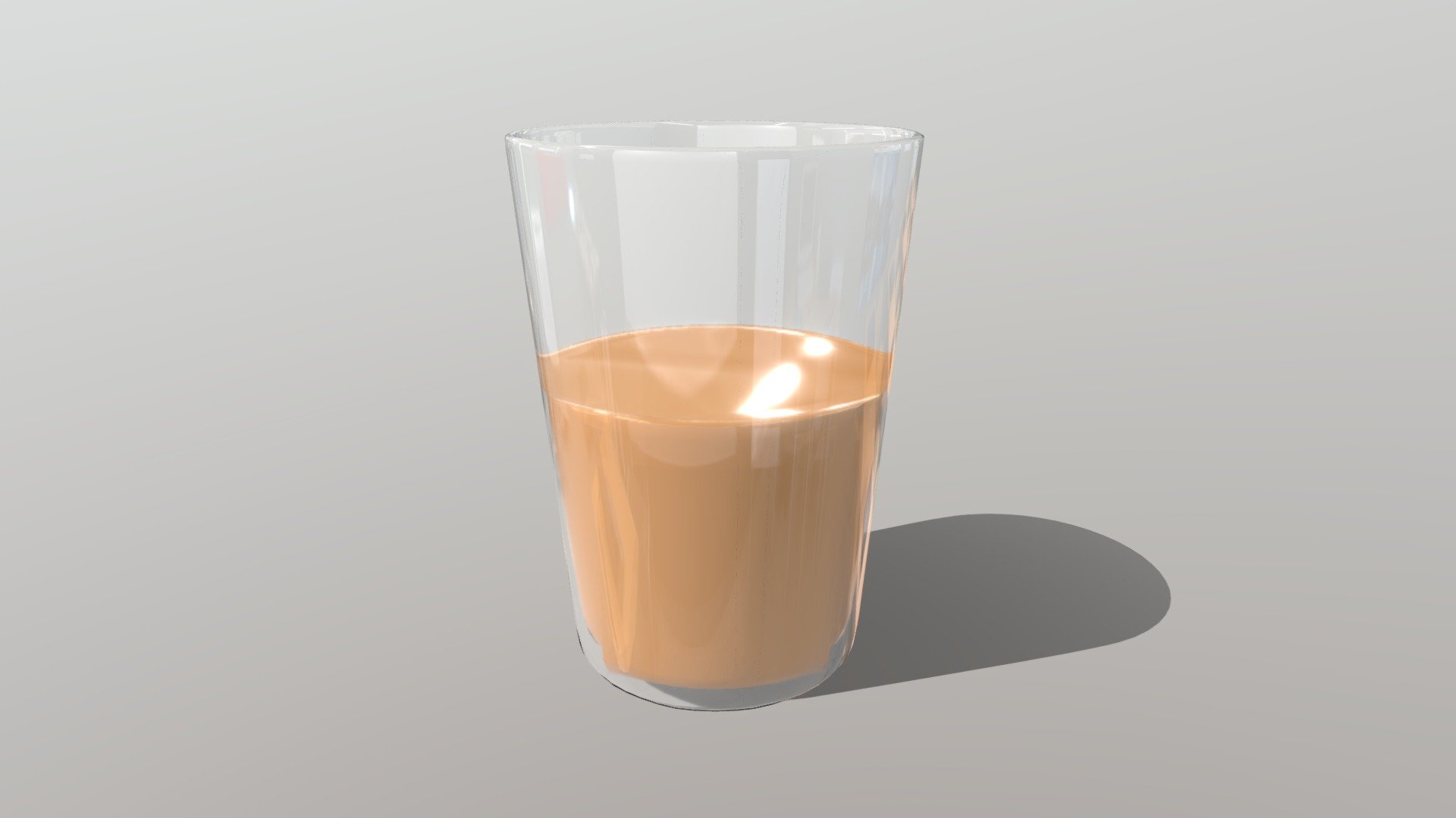 Glass with Orange Juice - 3D model by tiago-chefe [0ba19e5] - Sketchfab