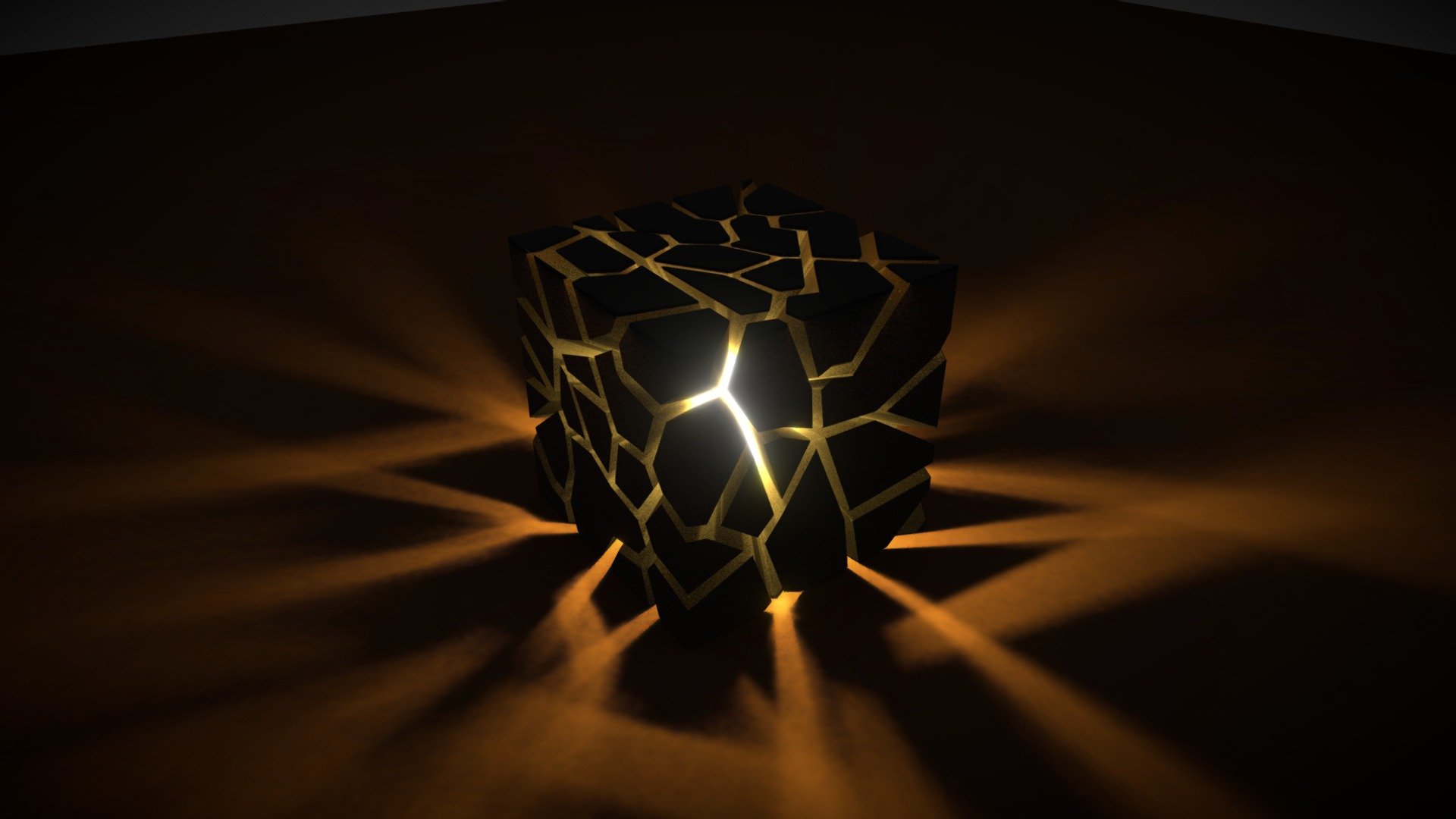 Exploded Cube Lamp - 3D model by bluebie [0ba1a63] - Sketchfab