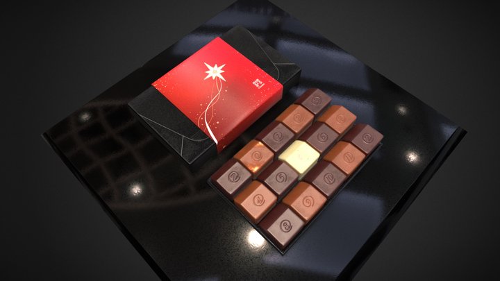 Chocolate-box 3D models - Sketchfab