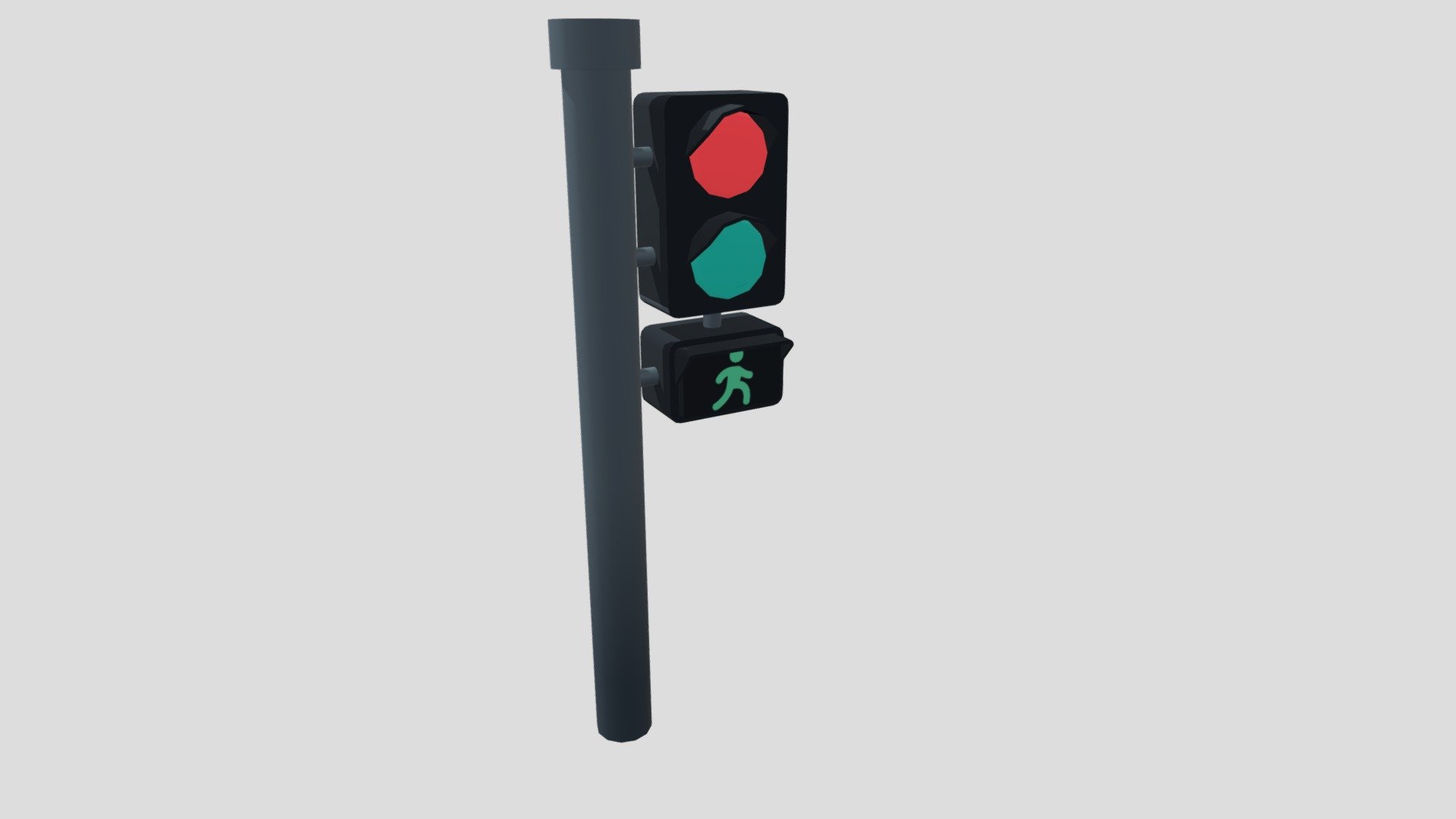 Low Poly Traffic Light - 3D model by jeremythedrawer [0ba3924] - Sketchfab