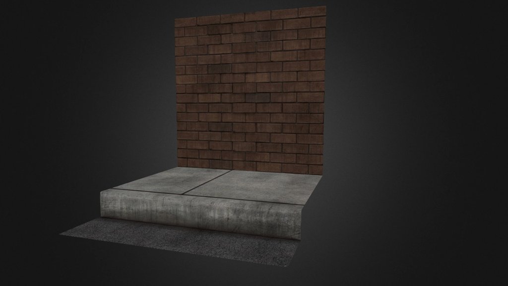 Brick Wall - 3D model by benjamintrout [0ba3dbd] - Sketchfab