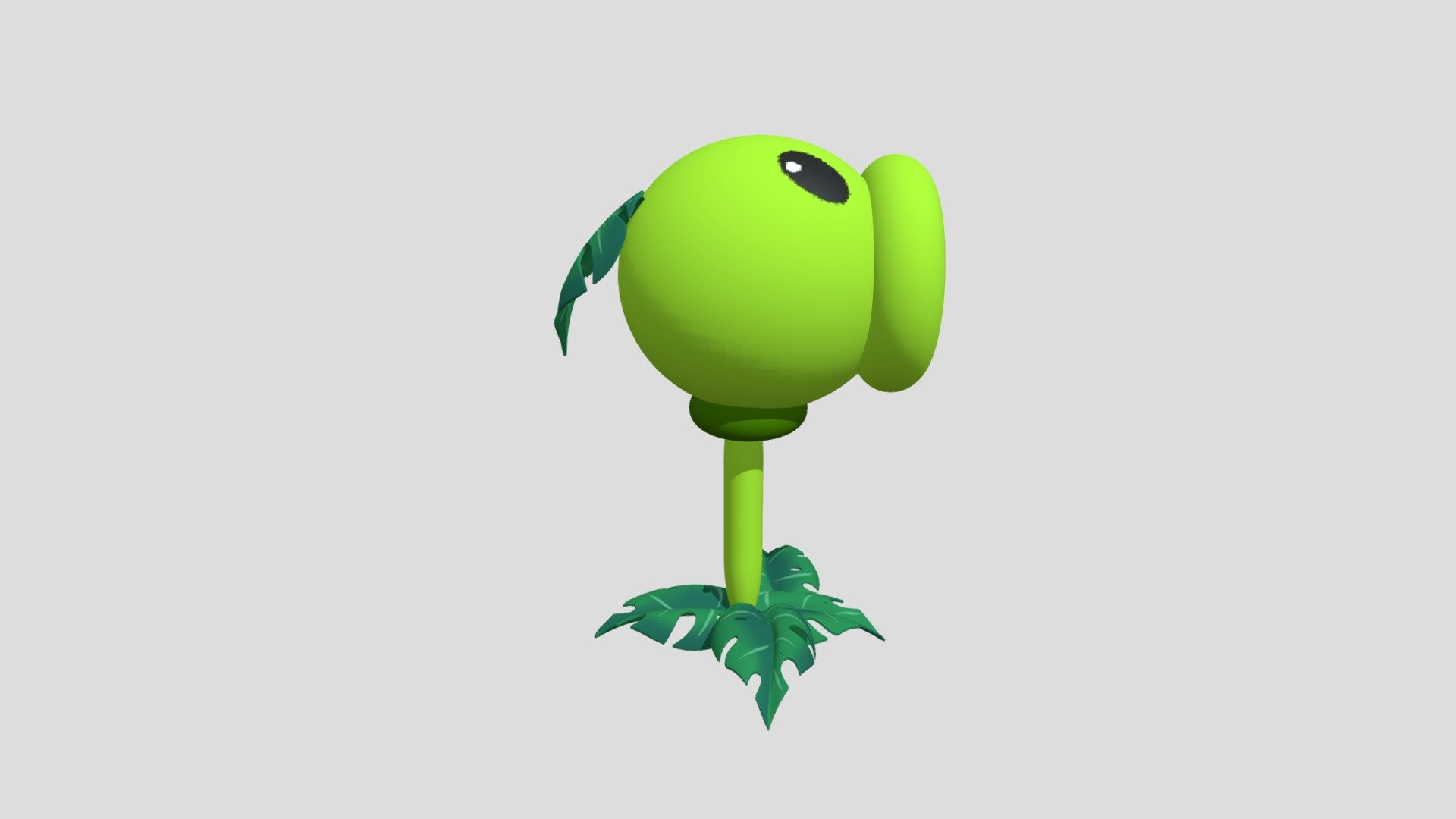 PeaShooter - 3D model by Squash3DModeling (@Squah3DModeling) [0ba4c02 ...