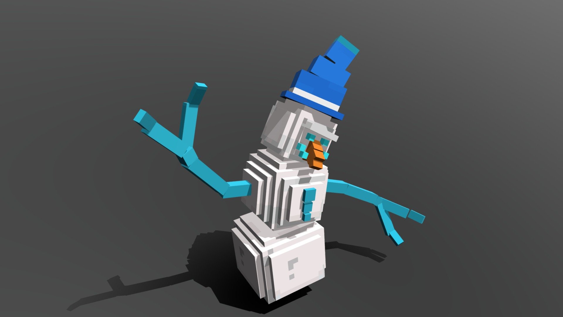 Animated minecraft snow golem - Download Free 3D model by CreeperShed4 ...