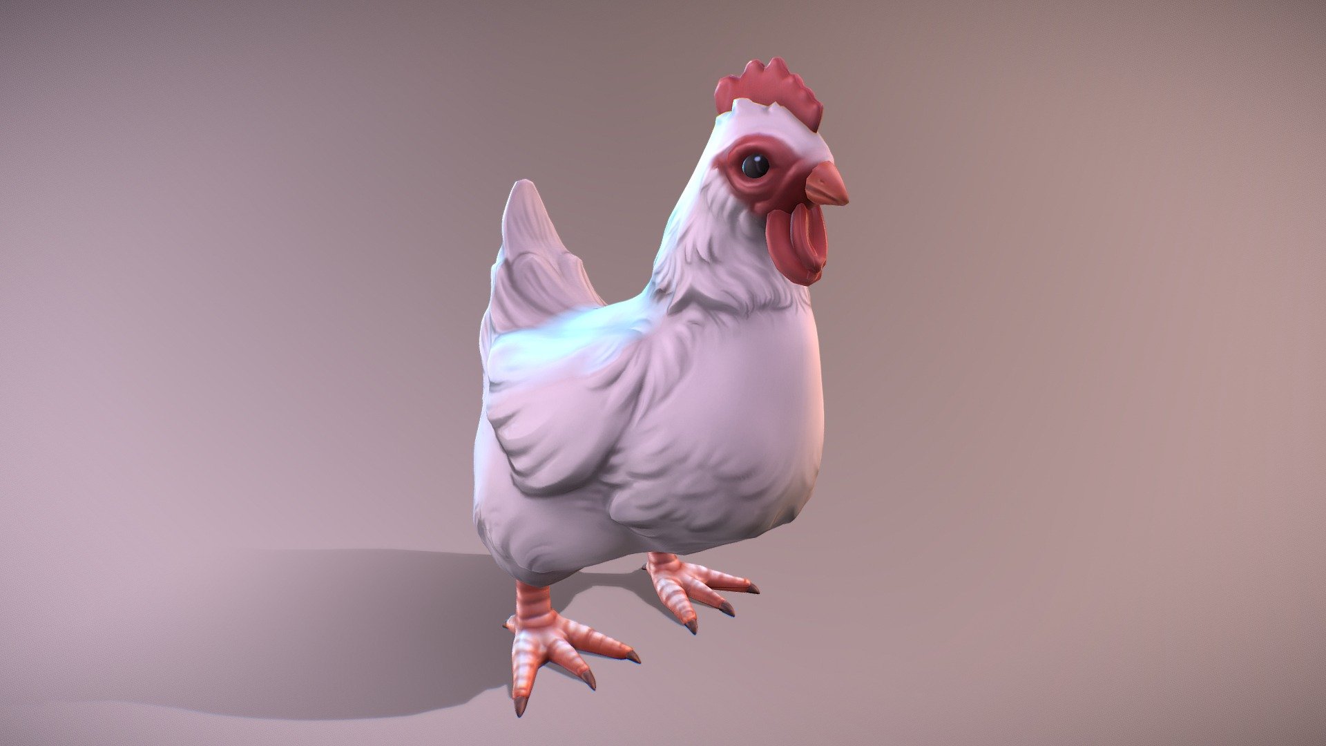 Chicken Companion - 3D model by alchemyart [0ba5e32] - Sketchfab