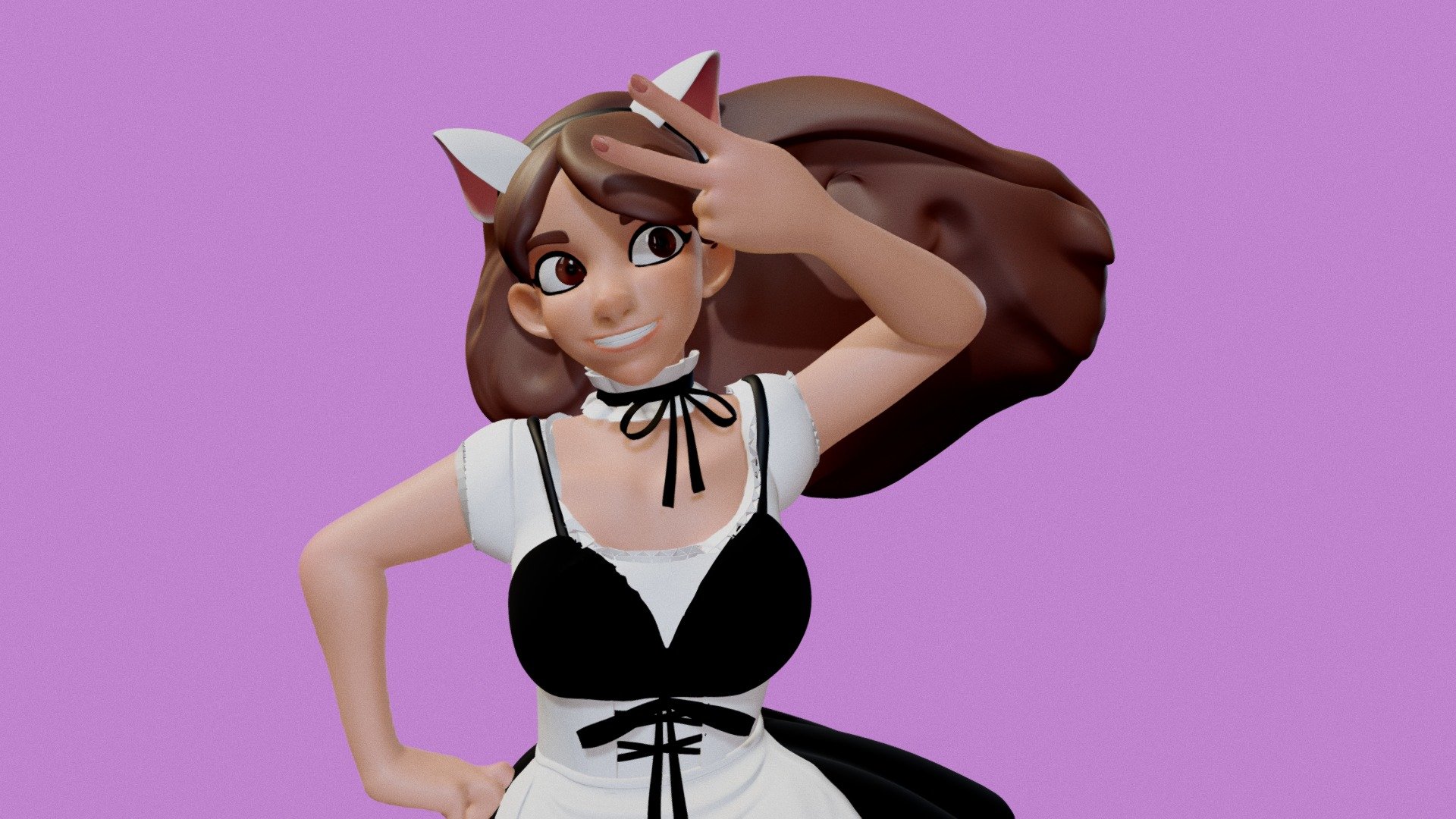 Valentina maid - 3D model by Mostracefalo [0ba74ce] - Sketchfab